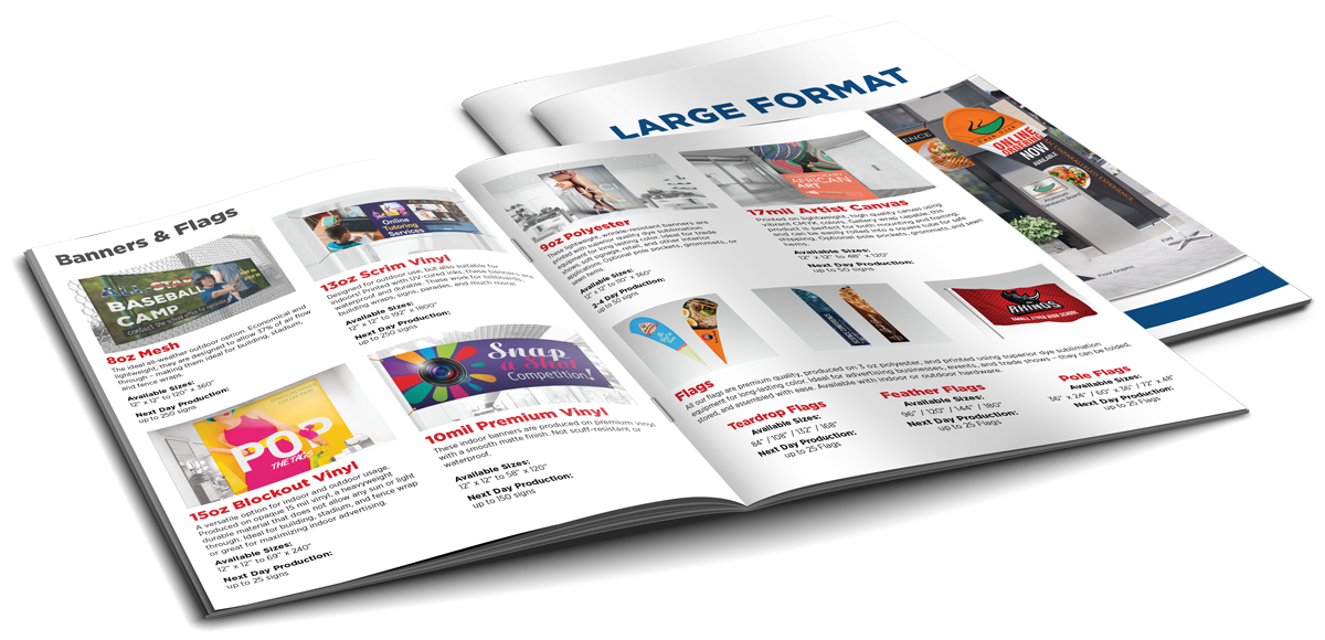 4over Large Format Printing Catalog | Large Format Catalog